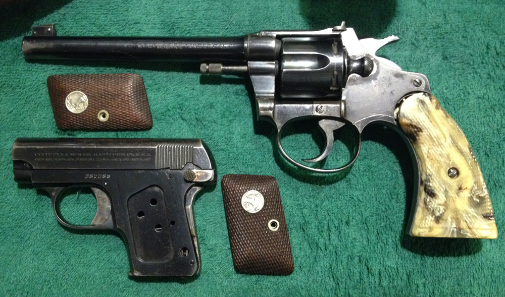 Grips for Police Positive Target "C" | Rimfire Central Firearm Forum